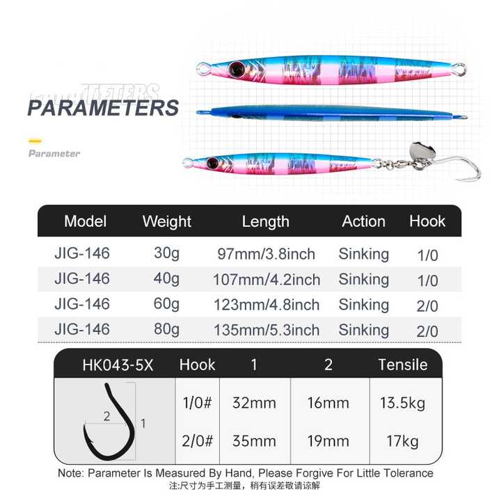 OEM 30g 40g 60g 80g Fast Sinking Jigging Fishing Lure Laser Paper Coating Luminous Jig Lure Sea ...