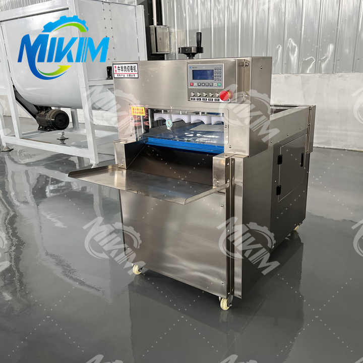 High Efficiency Automatic Meat Slicer Cutting Machine Industrial Meat ...