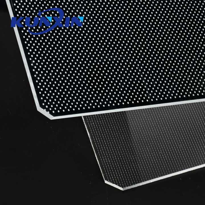 Kunxin Various Size Optical Clear PMMA Led Light Guide Plate 4mm 5mm ...
