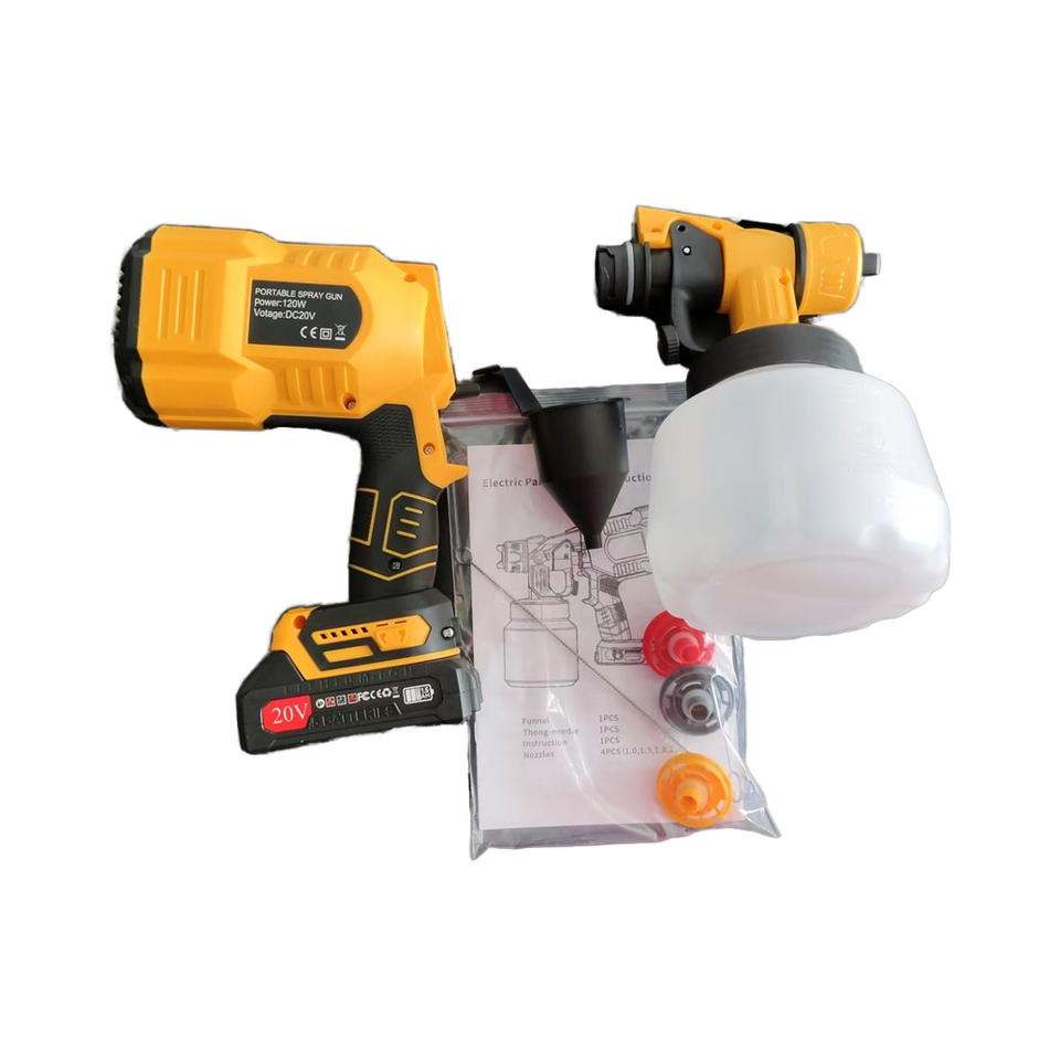 Portable Wireless Electric Airless Spray Gun High Pressure 220V ...