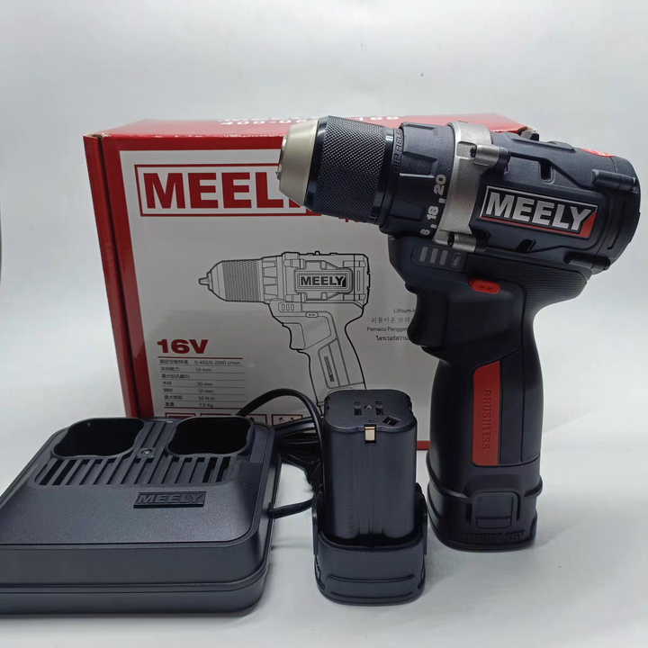 12V Power Wireless Drill with Mini Lithium Battery Convenient Brushless ...