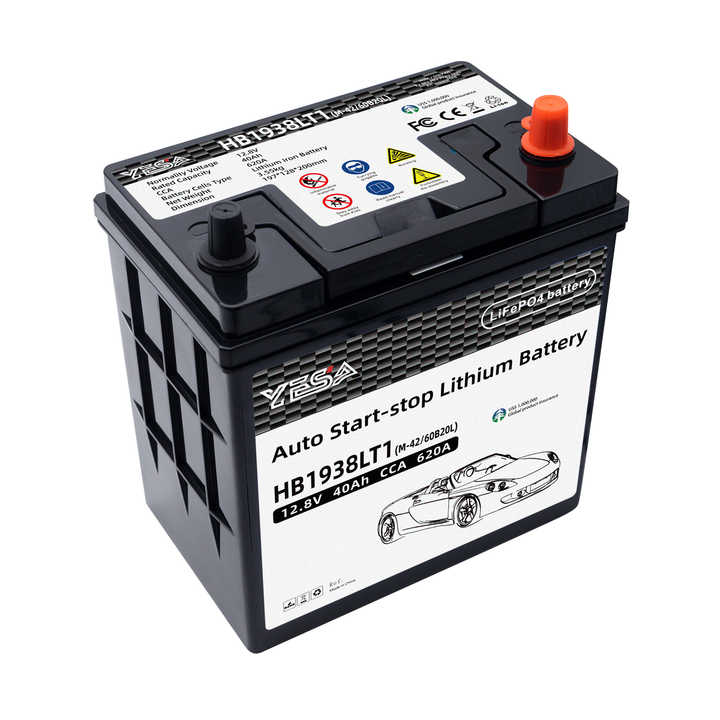 Top Performance Efficient 12V 50Ah LiFePO4 Automotive Battery New Start ...