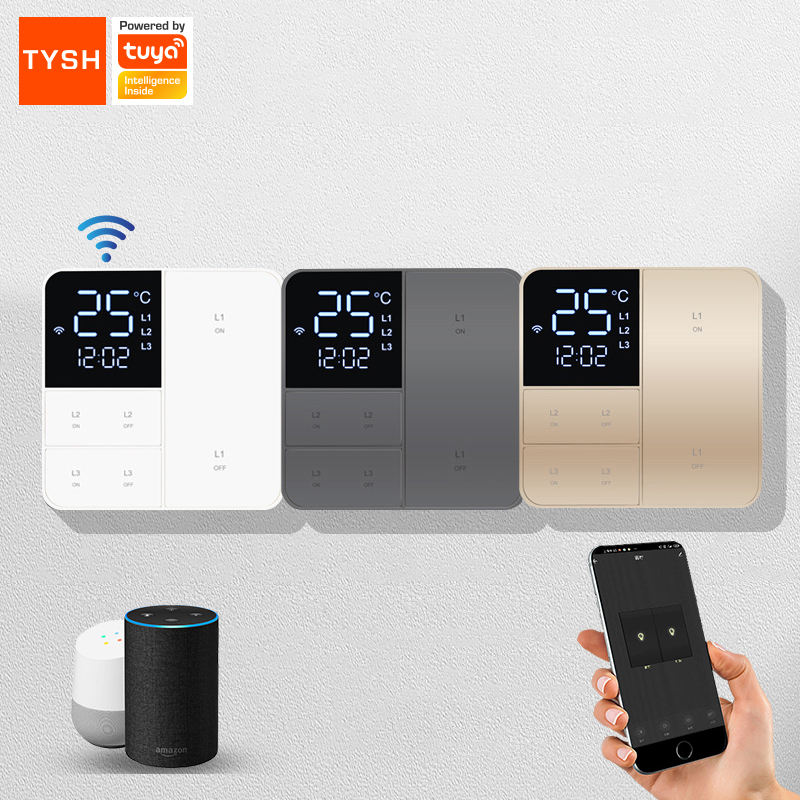 TYSH Smart Wall Light Switch - Voice, App, Touch Control