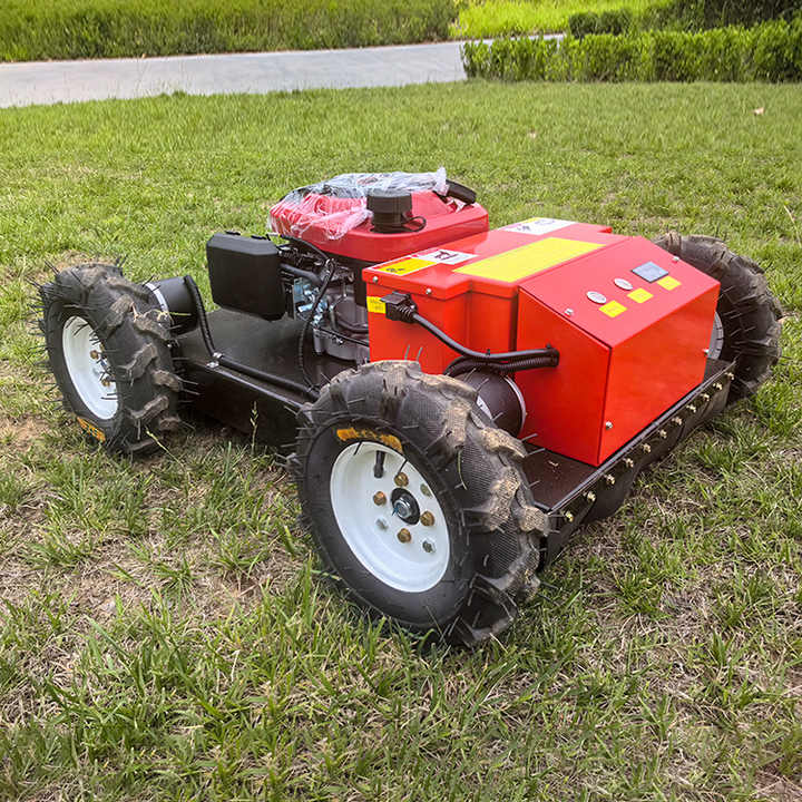 550mm Wheeled Remote Control Mower Automatic Garden Remote Control ...