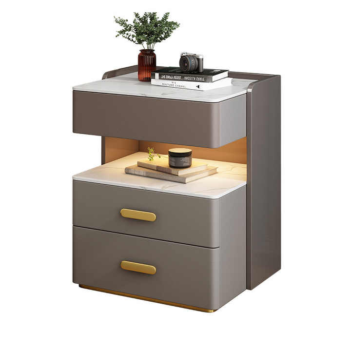 Smart Nightstand - Modern, Multifunctional Bedside Table