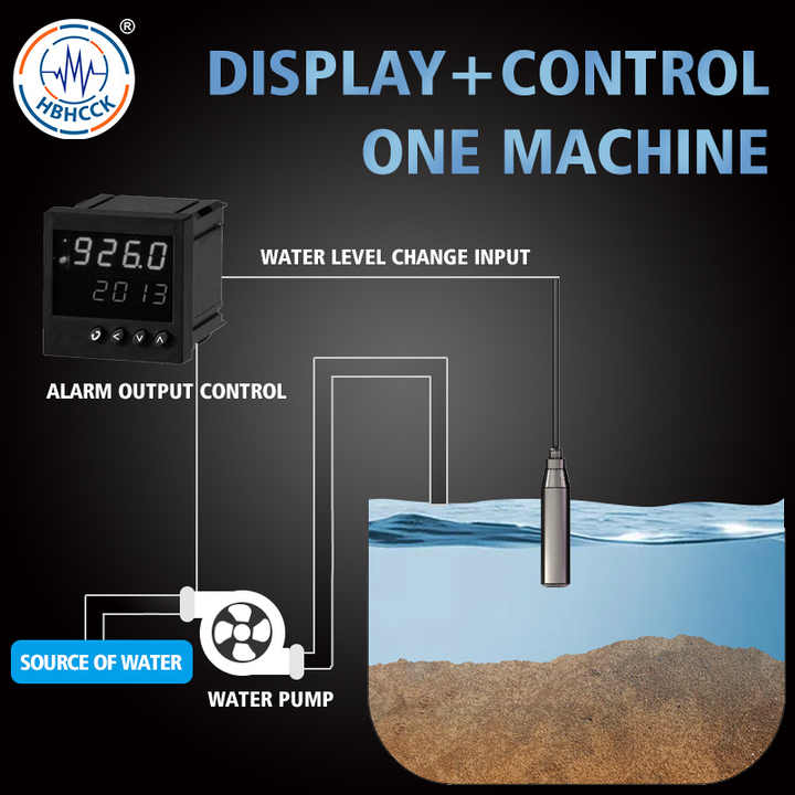 HCCK 4-20mA Water Level Sensor Probe Hydrostatic Level Transmitter ...