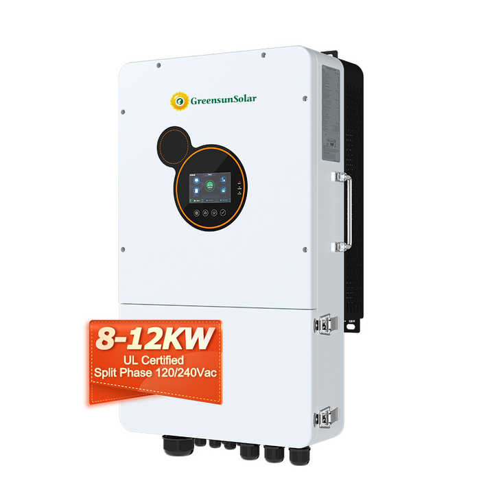 10Kw Split Phase Hybrid Solar Inverter 8Kw 12Kw Mppt Low Voltage 48V ...