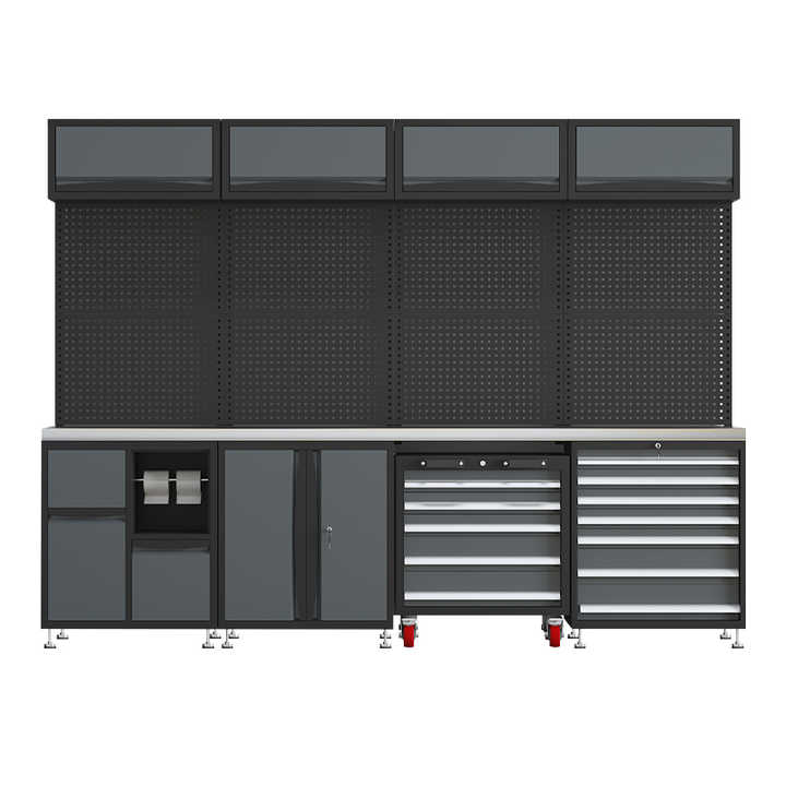 Multi-functional Tool Cabinet Durable Garage Workstation Tool Cabinet ...