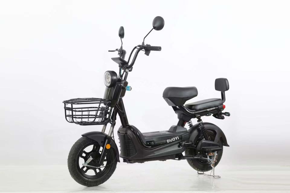 500W 48V Brushless Motor 3-Speed Pedal-Assist Electric City Bike with ...