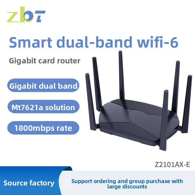 WiFi 6 Router Mesh Networking Dual Band 2.4Ghz 5.8Ghz 3000Mbps with 4GE ...