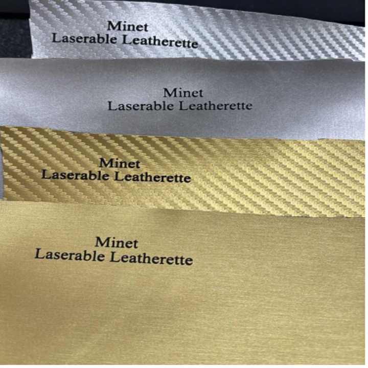 Laserable Leatherette Sheet 12x24 Inches With Gray Backing - Oem Available