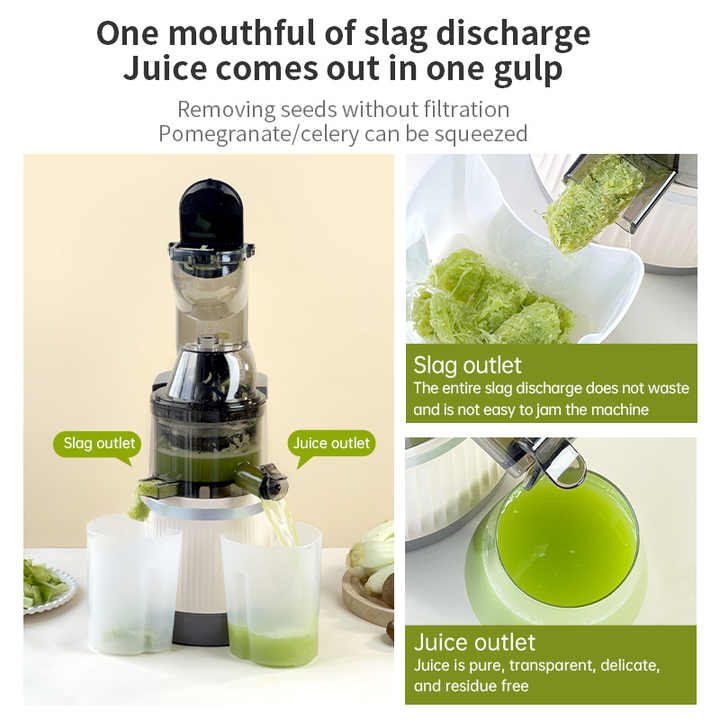 Commercial Fruit Juice Machine 200w Slow Cold Press Juicer Commercial ...