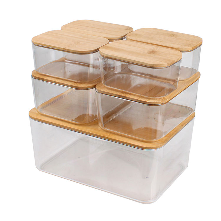 Wholesale Clear Plastic Storage Containers SUPERFINDINGS 8 Pack