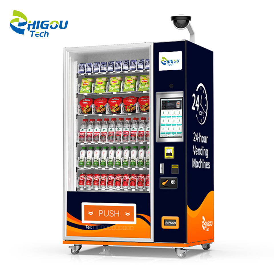 Zhi Gou Tech Automatic Vending Machine 15.6inch Touch Screen SDK Cloud ...
