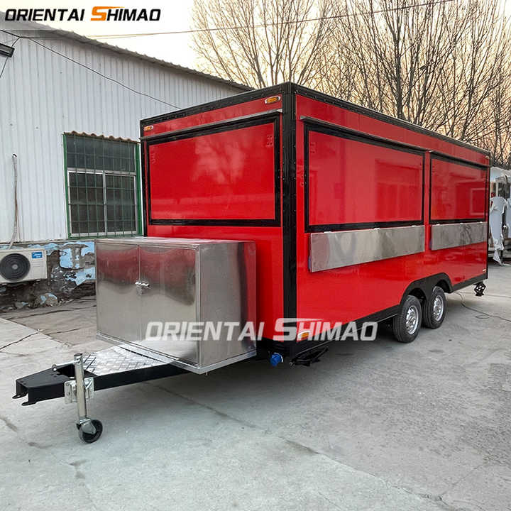 Mobiler Roasted Chicken Food Van Mobile Food Trailer USA