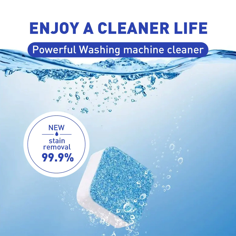 Washing Machine Descaler & Cleaner Solid Tablets Eco-Friendly Deep ...
