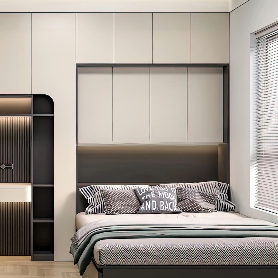 Solid Wood Modern Storage Cabinet for Bedroom with Convertible ...