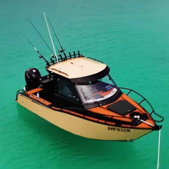 Cheap 20ft Gospel Aluminium Fishing Boat V Hull Cabin Yacht Stable ...