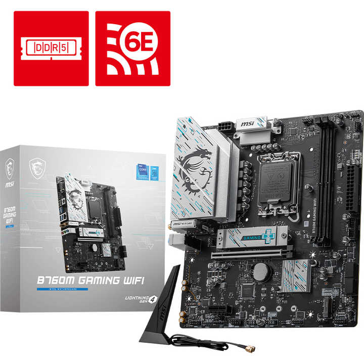 MSI B760M GAMING WIFI DDR5 Desktop Motherboard Official Release Intel ...