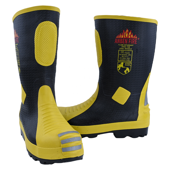 ANBEN FIRE Anti Fire Safety Boots - Durable & Protective