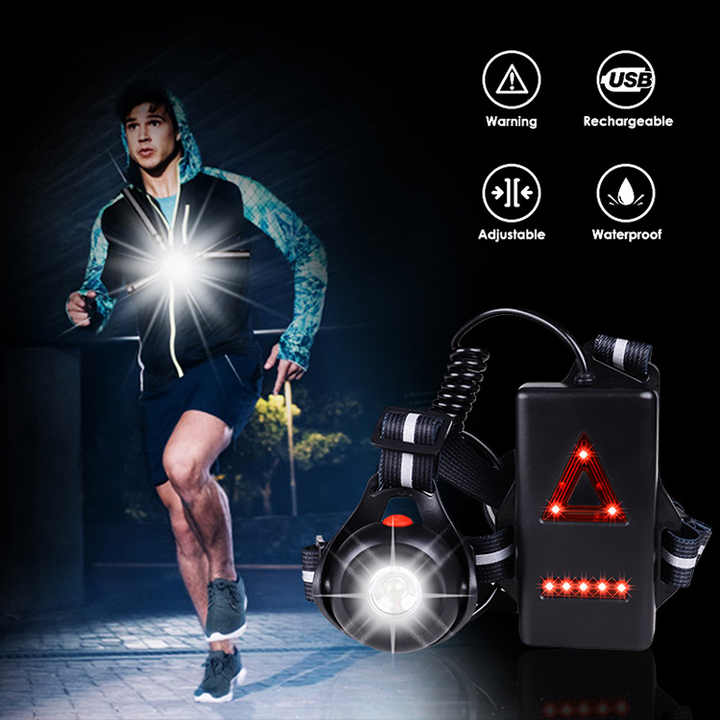 Safety Reflective Infrared Blinking Run Lamp Outdoor Night