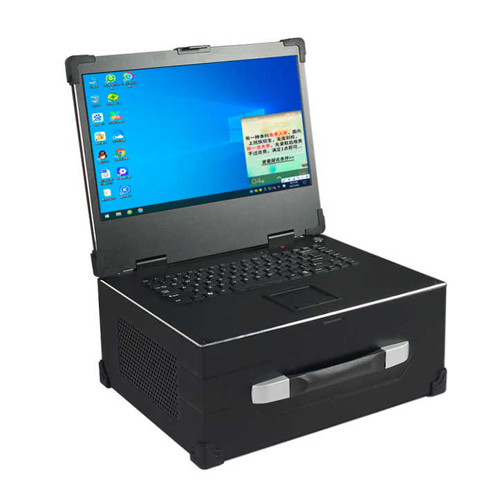 Industrial Computer Chassis 16 Inch Laptop Case with LCD Display & Fan ...