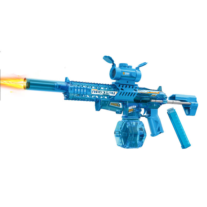 Electric Water Gun Muzzle Flame Long Range Powerful Summer Outdoor ...