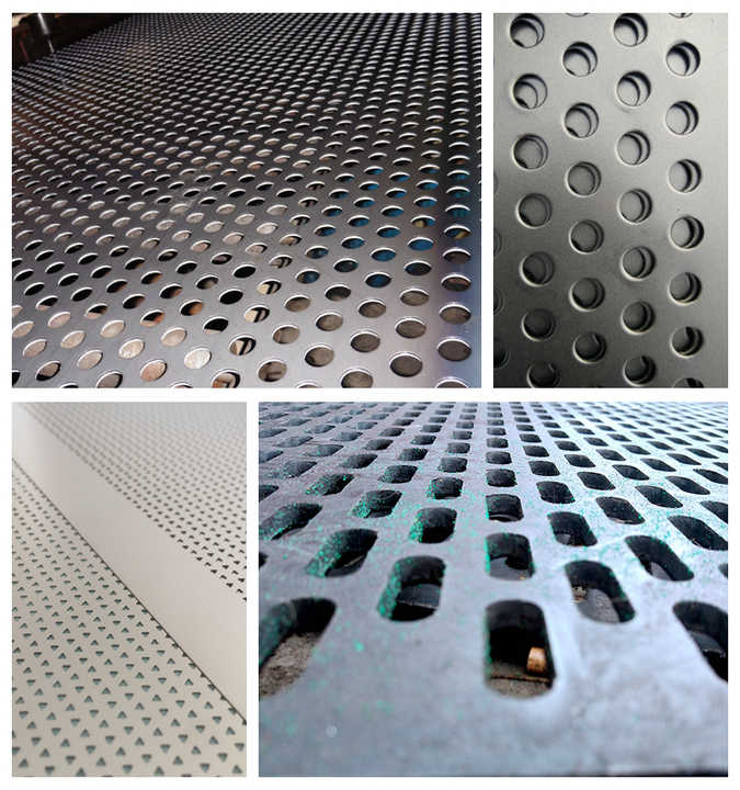 Precision Perforated Sheet Industrial Panels Titanium Plate with Hole ...
