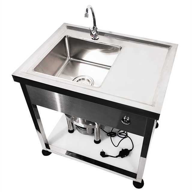 2hp Commercial Garbage Disposal Large Food Waste Disposer for ...