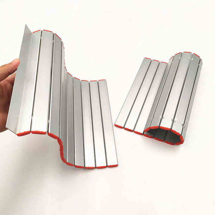 Flexible Accordion Type Protective Shield Aluminium Curtain Bellow ...