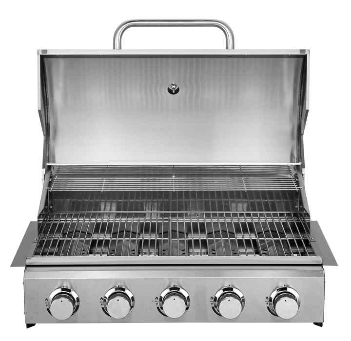 Stainless Steel 4 Burner Gas BBQ Grill for Outdoor Cooking - OEM