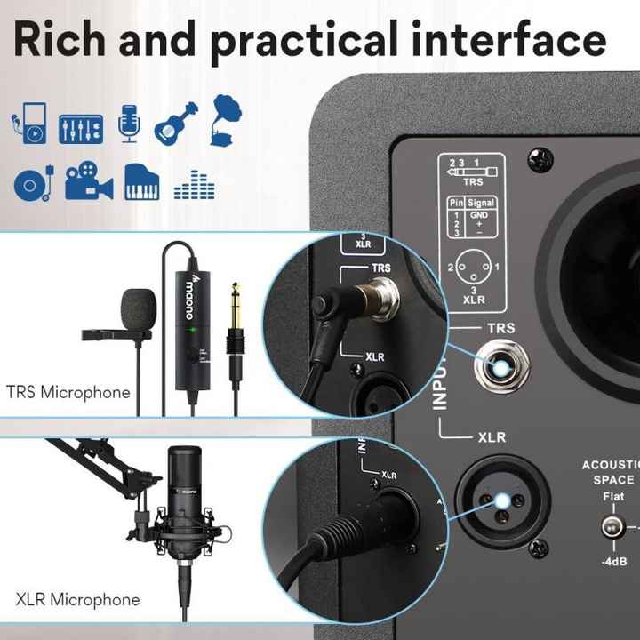 C5 Professional DJ Recording Music Active Speaker - Studio Monitor