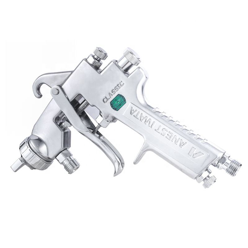 Mini Handheld Steel Water-Based Paint Spray Gun - 0.8 to 1.3mm Nozzle ...