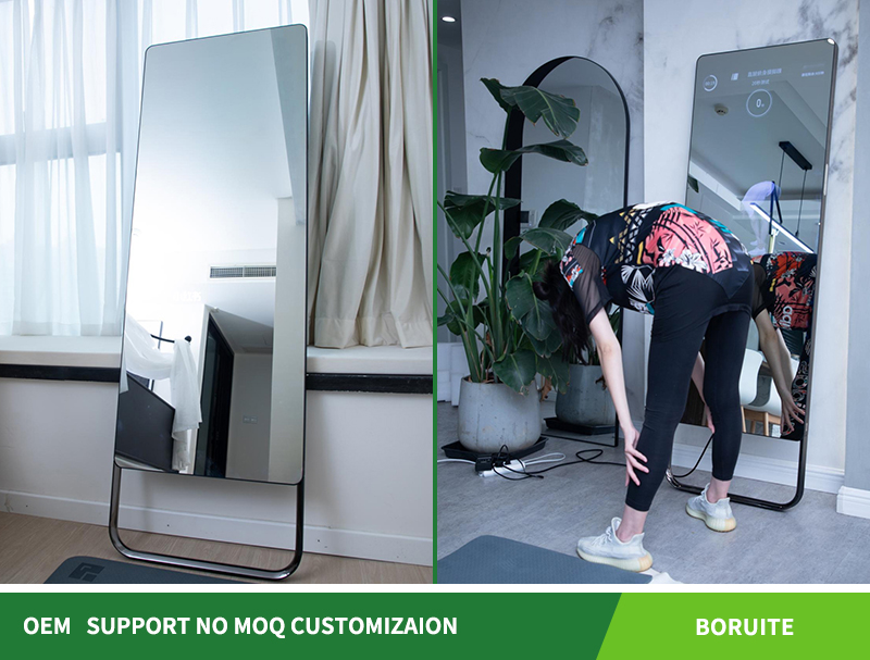 Smart Home Sports Mirror Sports Android Smart Fitness Mirror AI ...