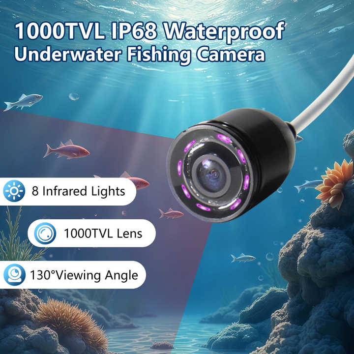 Fish Finder Camera 15M Underwater Fishing Camera USA Warehouse 4.3 ...
