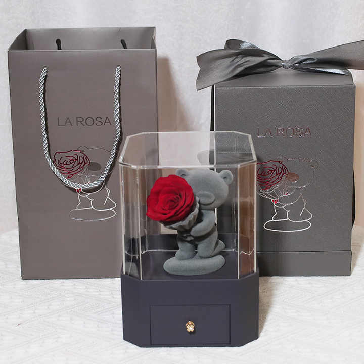 GR Wedding Bear Gift Set Eternal Flower Birthday Mother's Day ...