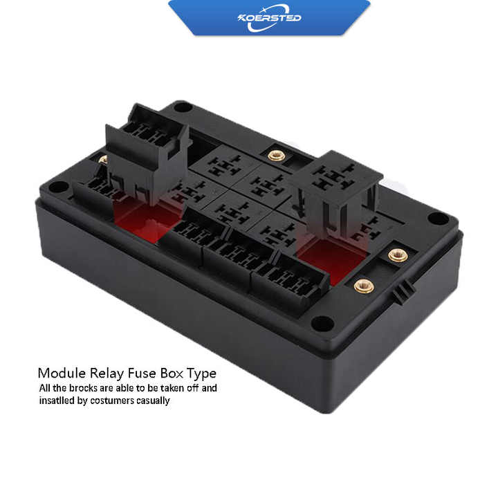 KKA-6R11F 11-Way Automotive Relay Box, Car Fuse Box, Auto Control Box ...