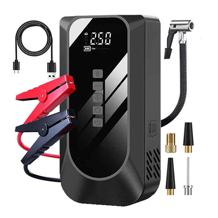12V Battery Booster Pack Start 600A 8000mAh Discharge Portable Jump ...