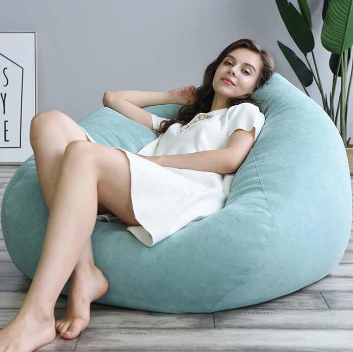 Gaming Dorm Floor Sofa Pear Big Bean Bag Cover Bed Room