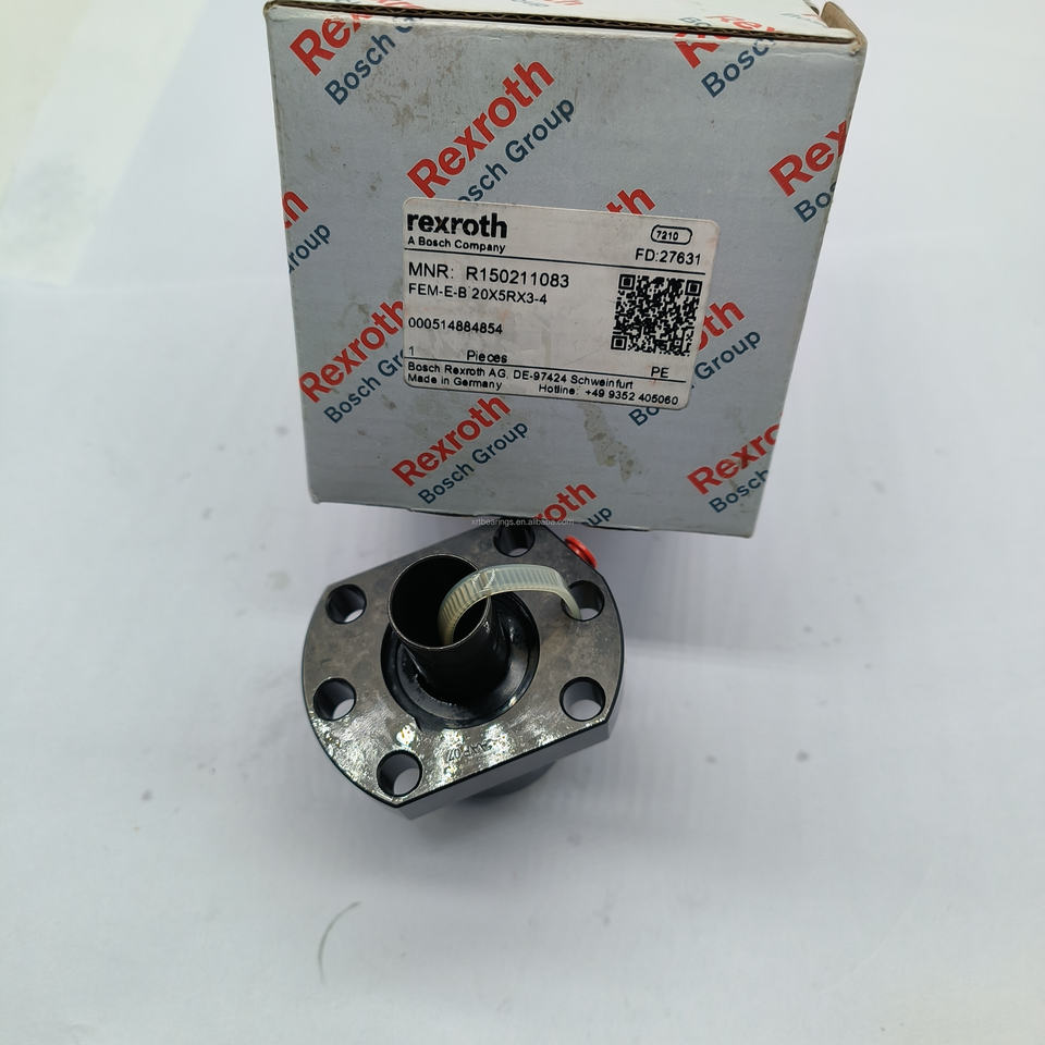 Rexroth Linear Motion Ball Screw Nut FEM-E-B 20X5RX3-4 R150211083 ...