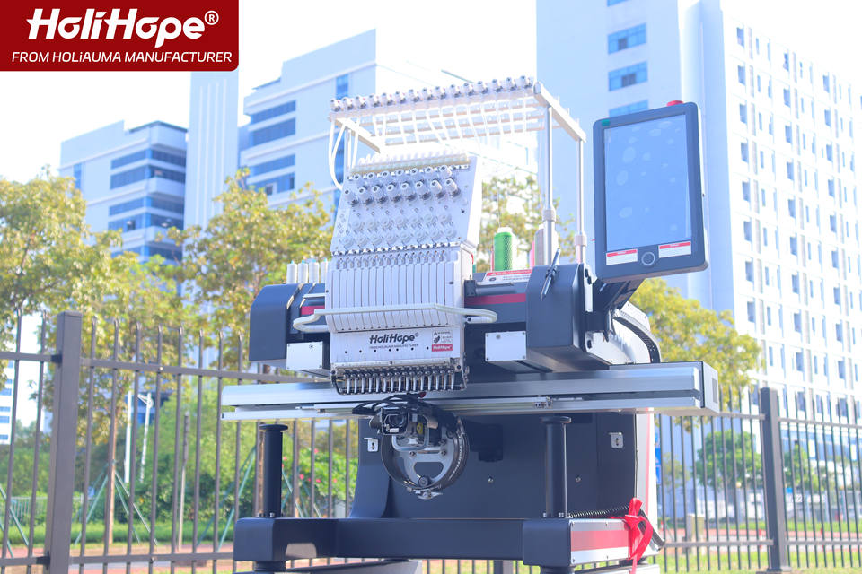 Distributor Model Single Head 15 Needles Industrial Embroidery Machine ...