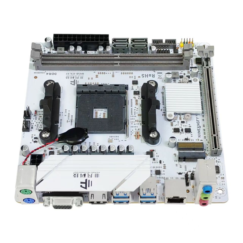 New ITX B450 AM4 Motherboard for AMD Ryzen 5th Gen - Supports HDMI, M.2 ...