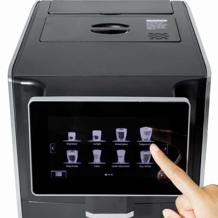 One Touch Control Cappuccino Commercial Espresso Machine