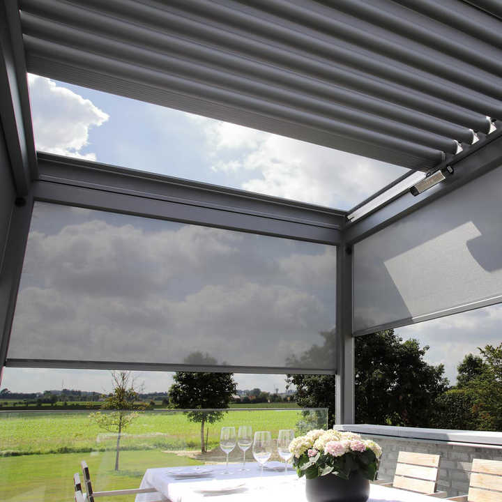 Aluminium Skylight Double Glazed Modular Sun Room Waterproof Sunrooms