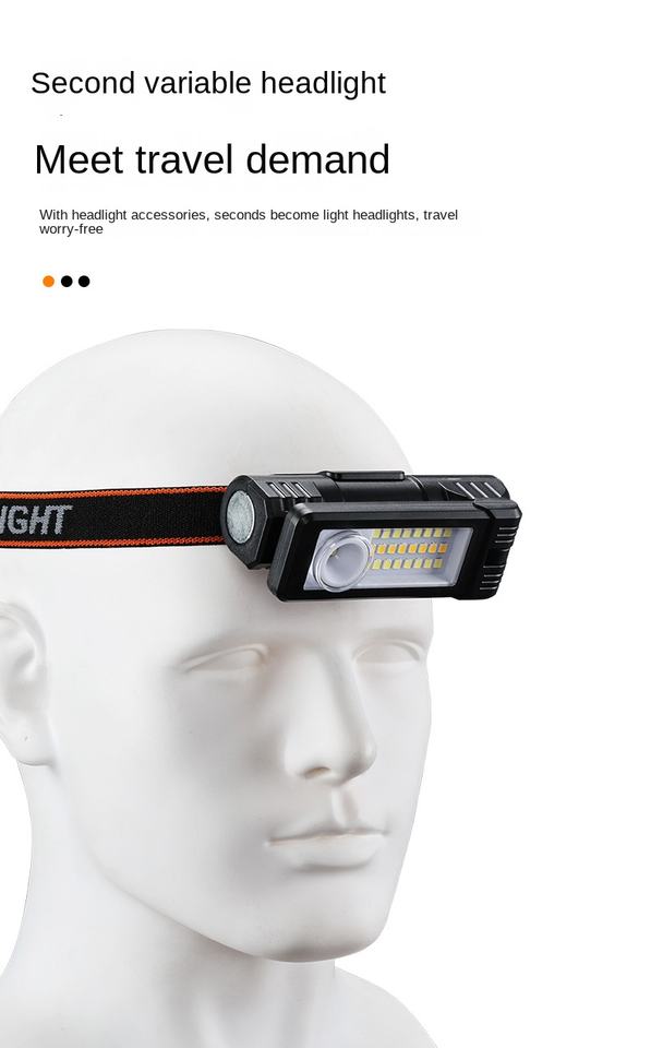 Rechargeable Portable Multifunctional LED COB Auto Repair Work Light ...