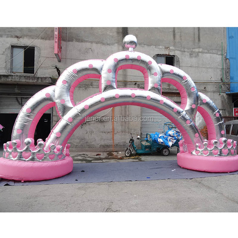 Circus Entry Decor - Inflatable Clown Head Arch for Halloween