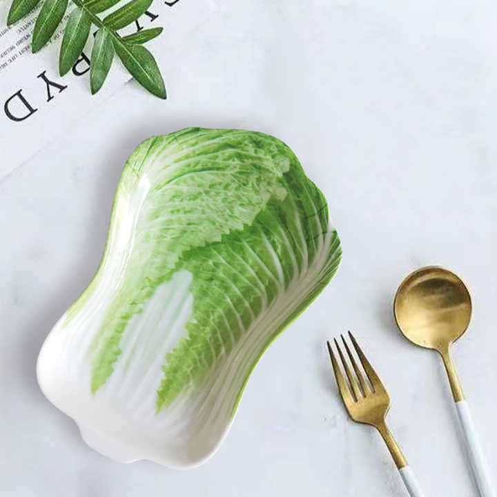 High Quality Unbreakable Tableware Cute Modeling Chinese Cabbage Shape ...
