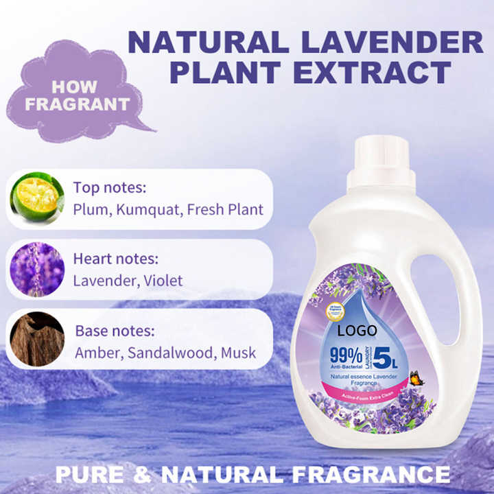 Ultra Concentrated Super Stain Laundry Detergent Liquid Custom Fragrance Liquid Washing ...