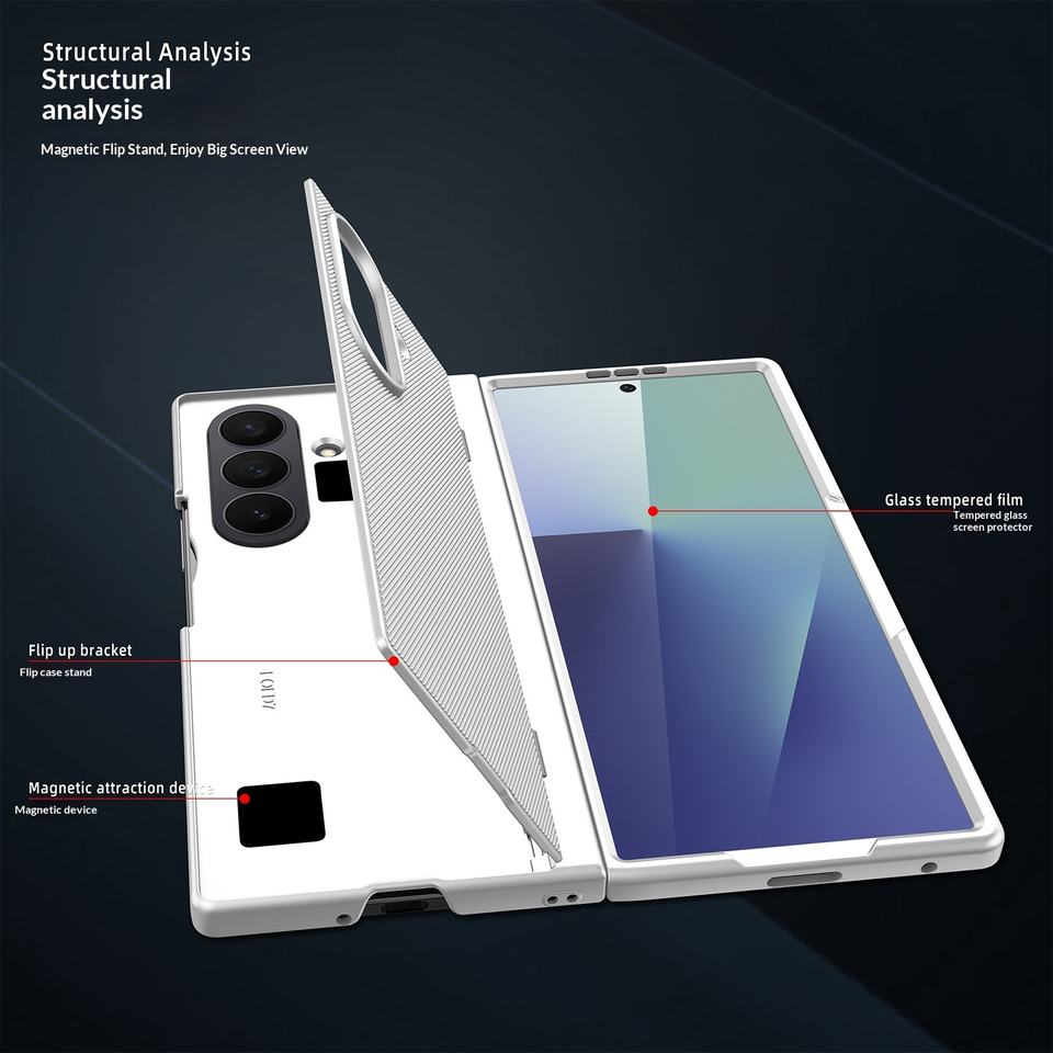 For for Z Fold 7 Animal Design PC Material Geometric Bracket Dot ...