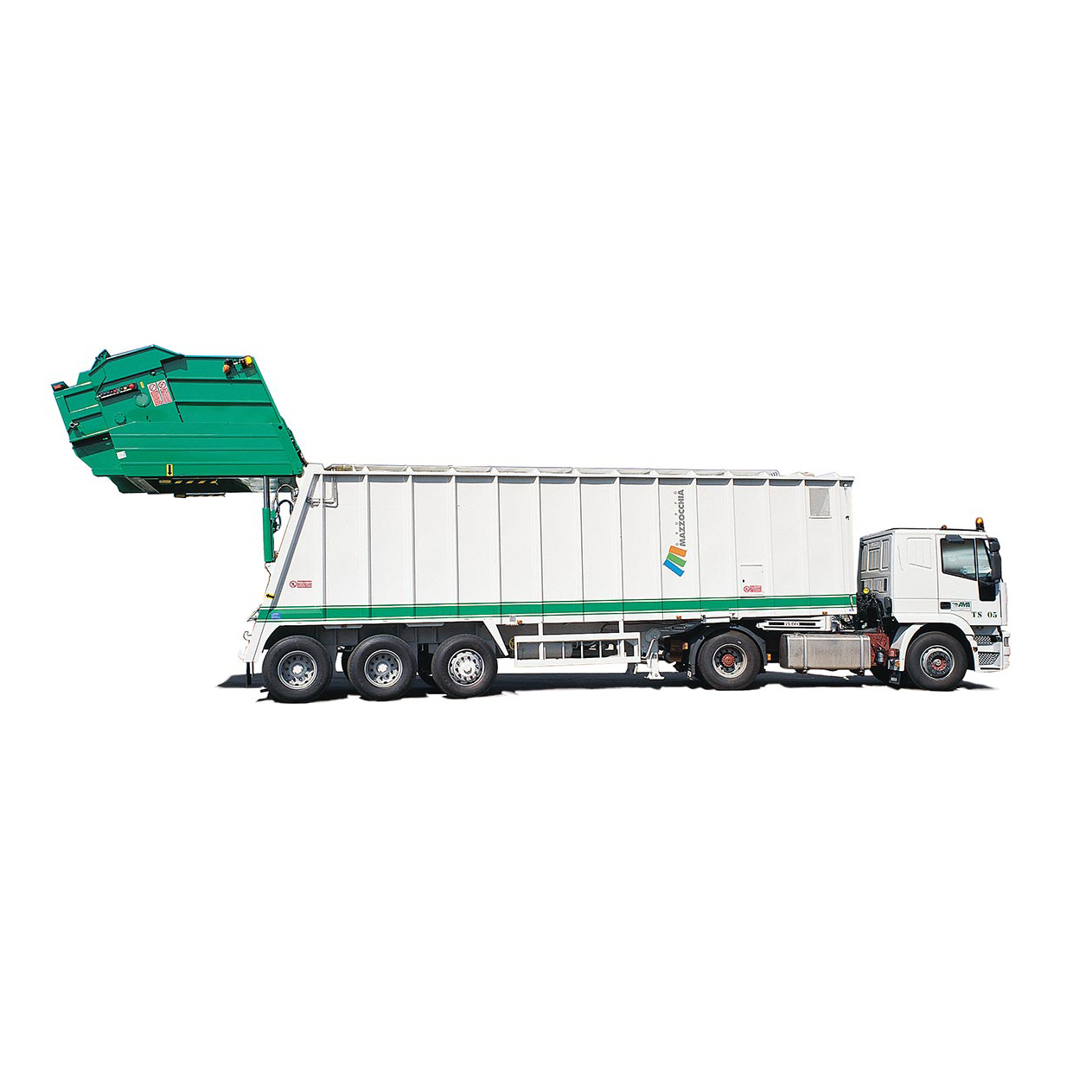 Mazzocchia garbage compactor truck, rear loading, for compaction and ...